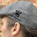 Personalised Custom Flat Cap, Initials Flat Cap, Name Flat Cap, Peaky ...