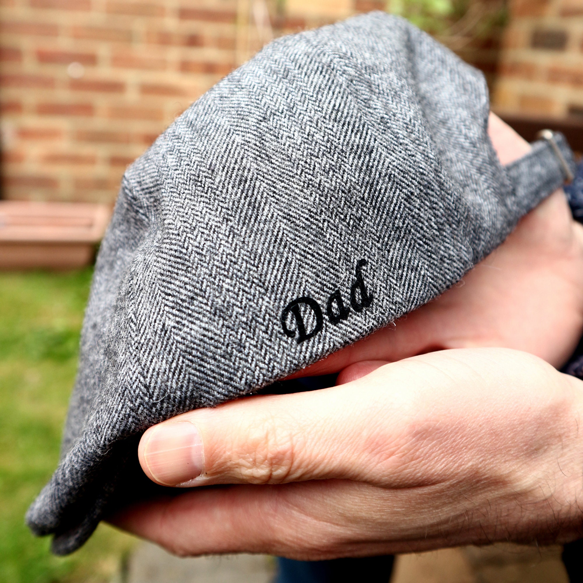 Personalised Custom Flat Cap, Initials Flat Cap, Name Flat Cap, Peaky ...