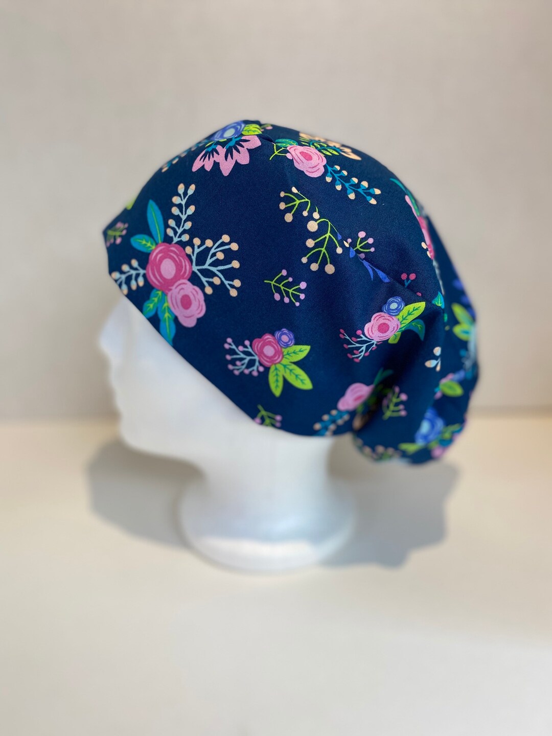 Pixie Style Scrub Cap With Satin Lining - Etsy