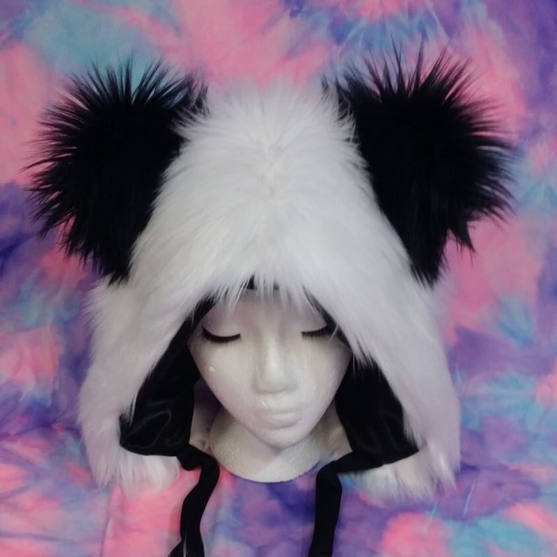 Panda Hat - Etsy