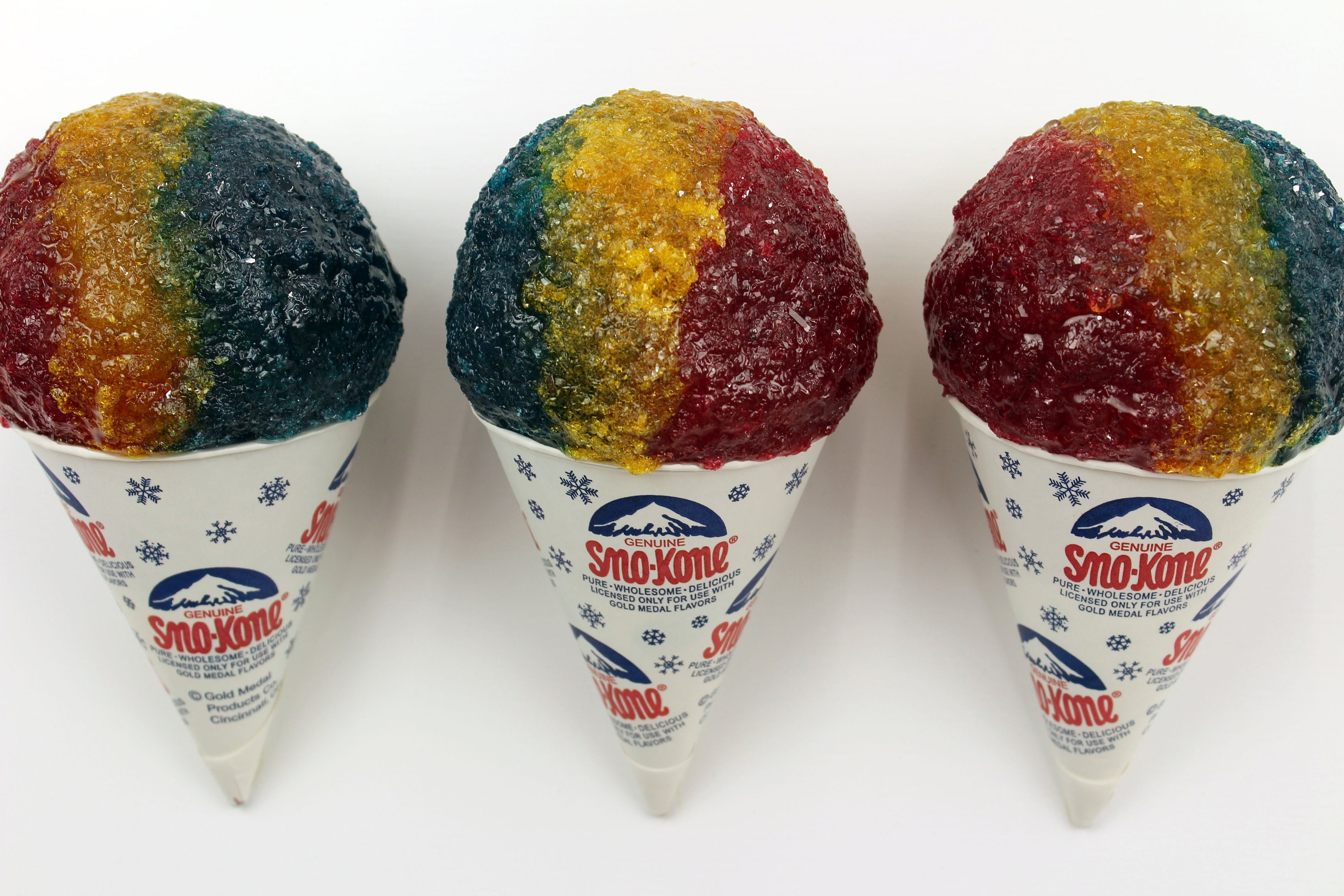 3 Sculpted Fake Snow Cones, 3D Pop Art Popsicle Sculpture, Popsicle ...