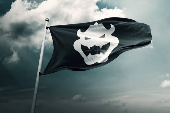 Bowser Flag Outdoor Flag Super Mario Bros Mario Flag