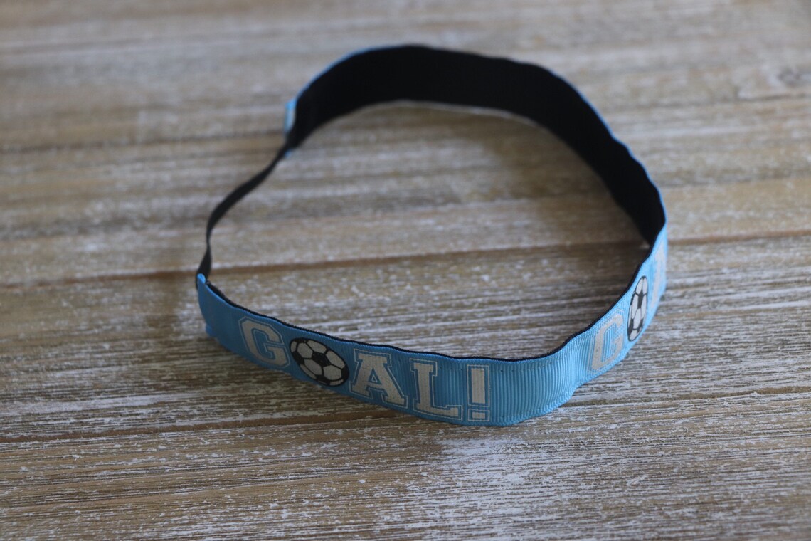 Goal Soccer Headband, Sports Headband, Headband for Girls, Headband for ...