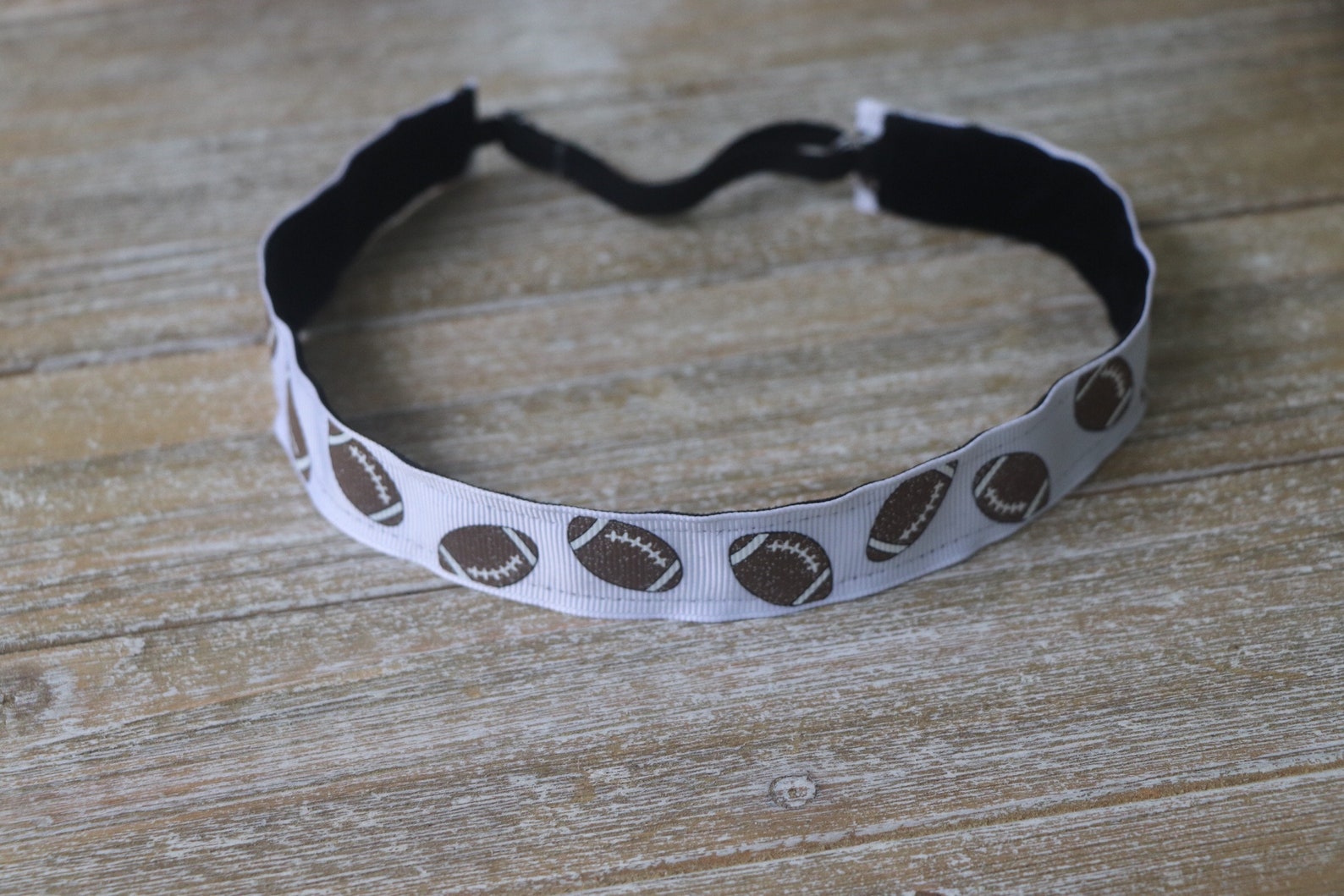 White Football Headband Non Slip Headband Headbands for | Etsy