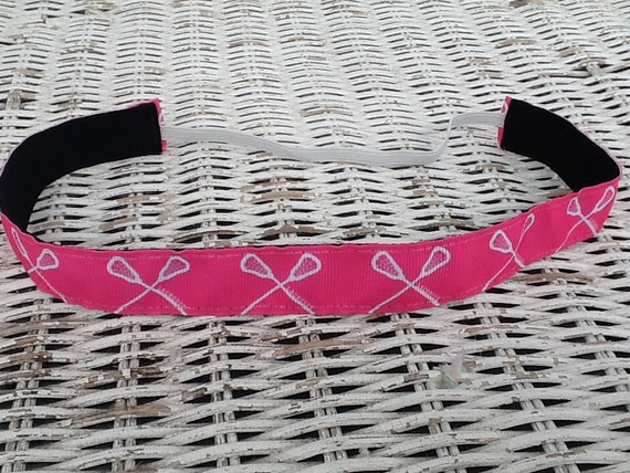 Pink Lacrosse Headbands Headband for Girls Sports Headband | Etsy