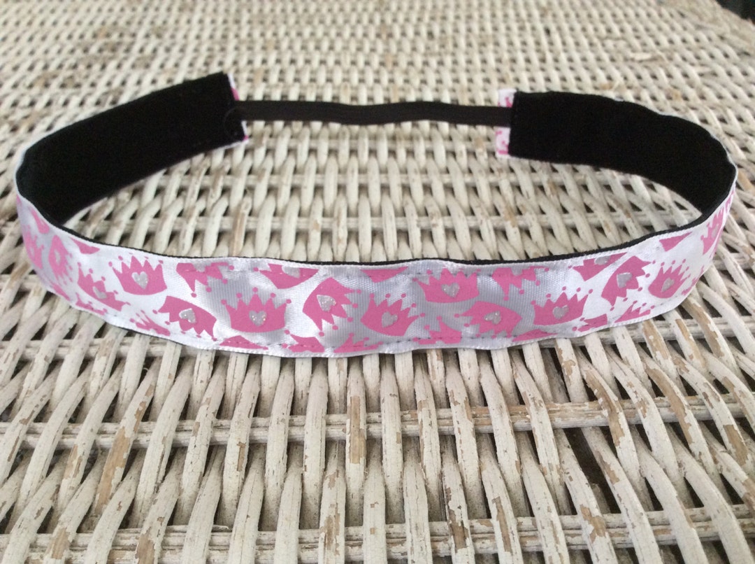 Pink Princess Headband, Princess Crown Headband, No Slip Headband ...