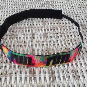 Color Explosion RUN Headband, Women's Running Headband, Sports Headband ...