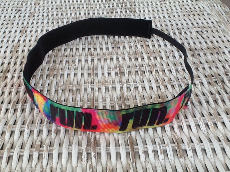 Color Explosion RUN Headband, Women's Running Headband, Sports Headband ...
