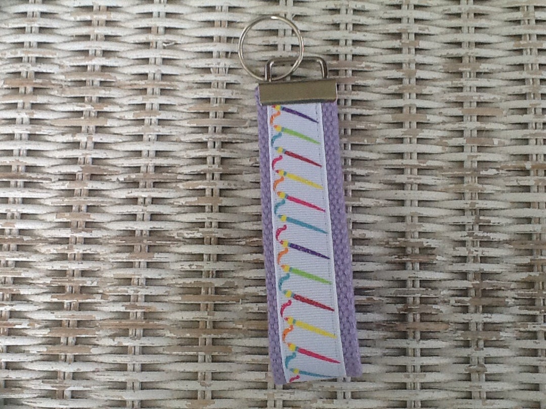 Paint Brush Keychain, Art Teachers Key Fob, Wristlet Keychain, Custom ...