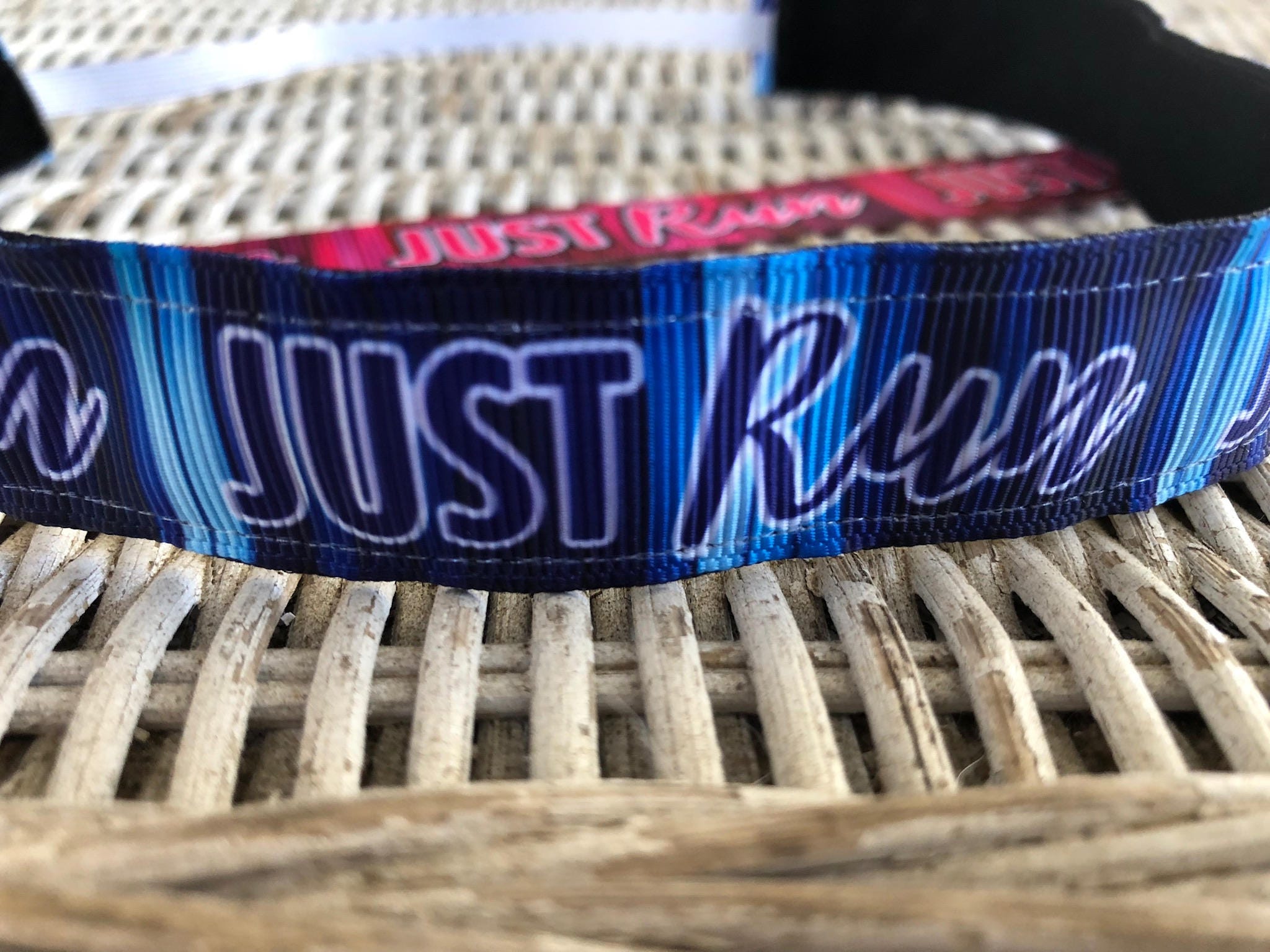 Just Run Headband, Sports Headband, Running Headband, Adjustable ...