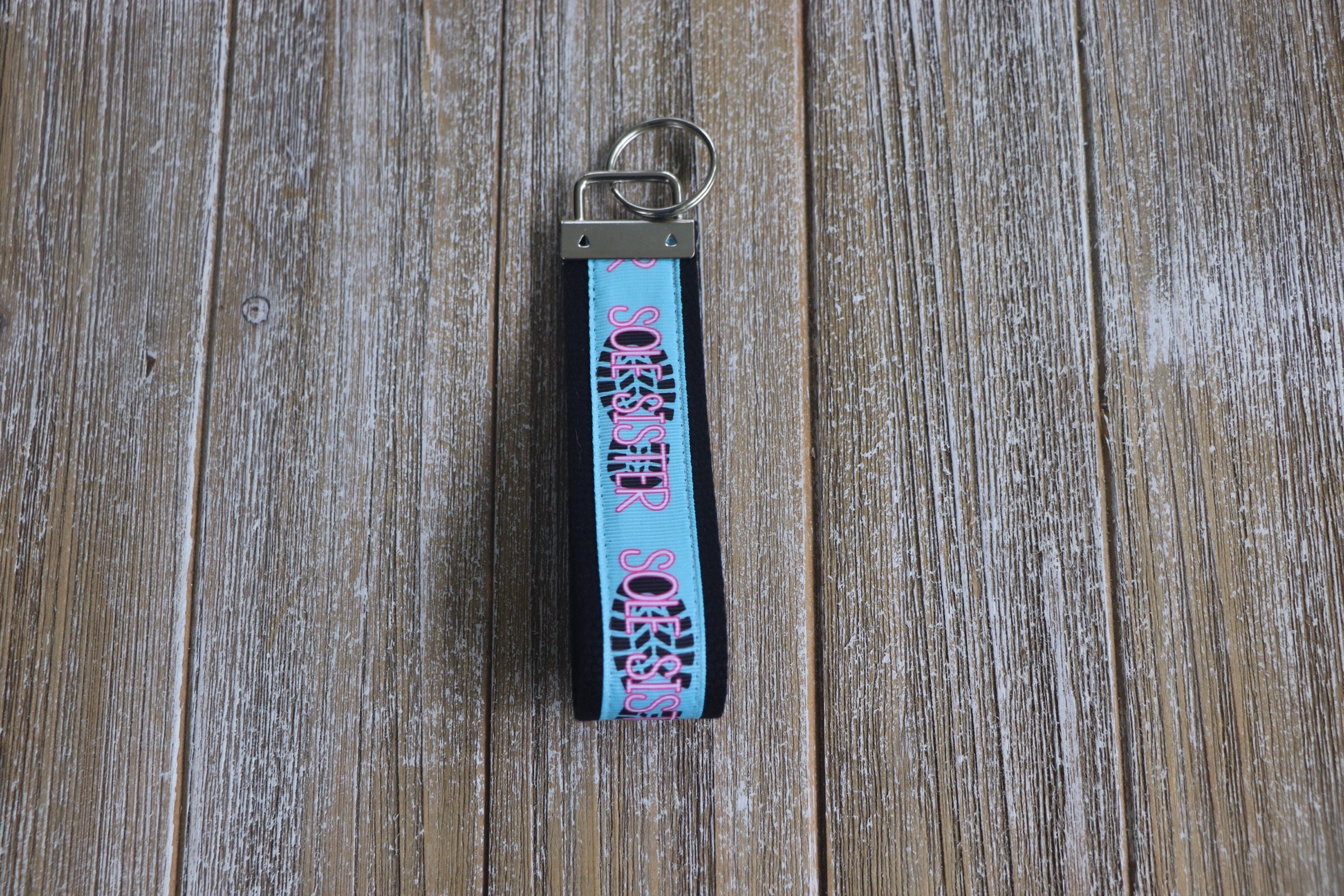 Sole Sisters Running Keychain - Womens Run Key Fob - Wristlet Keychain ...