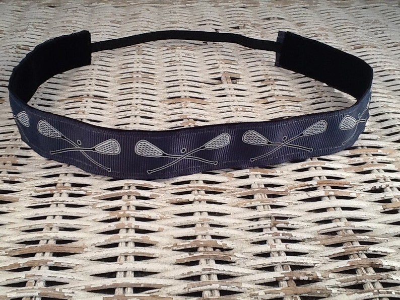 Lacrosse Headbands, Sports Headband, Velvet Hair Band, Gift for Her ...