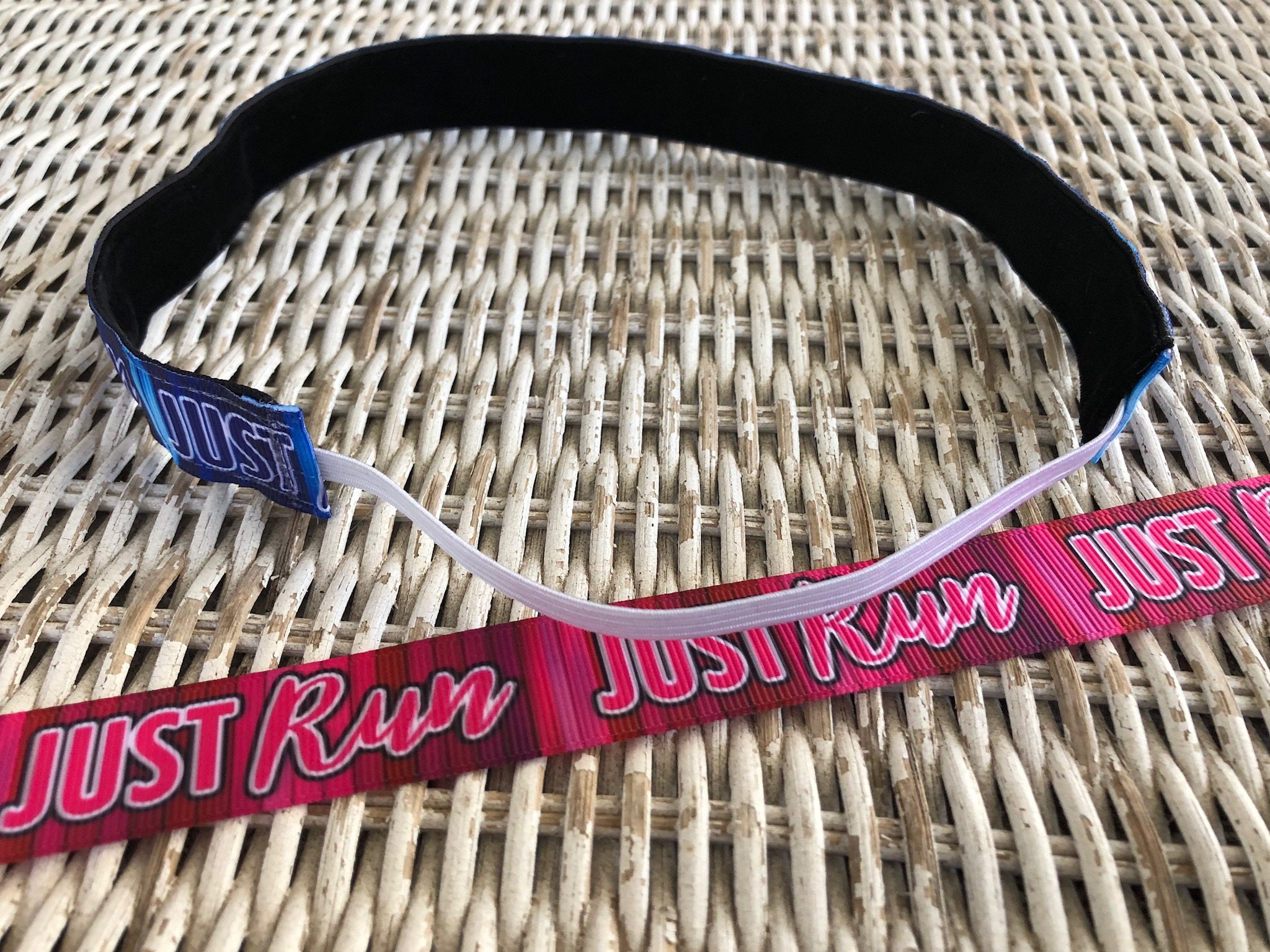 Just Run Headband Sports Headband Running Headband | Etsy