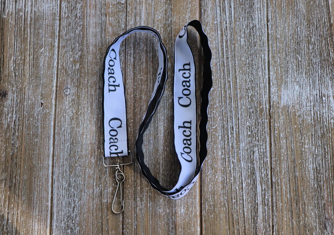 Coach Lanyard, Badge Holder, Lanyard Necklace, Keychain Lanyard, Gifts ...