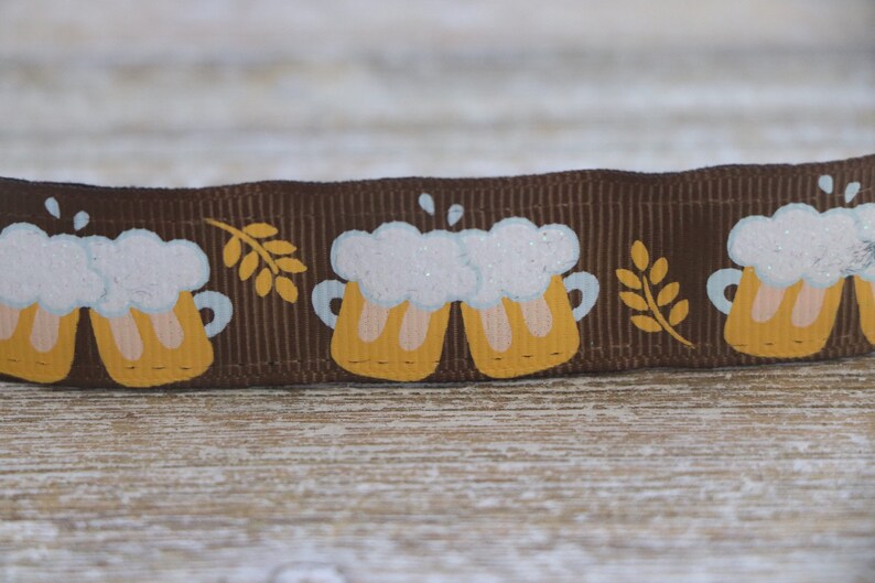 Brown Beer Headband- No Slip Headbands- Adjustable Headband- Sports ...