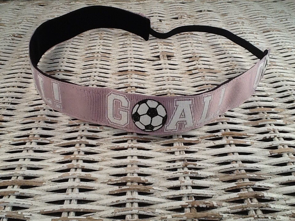 Goal Soccer Headband Sports Headband Headband for Girls | Etsy