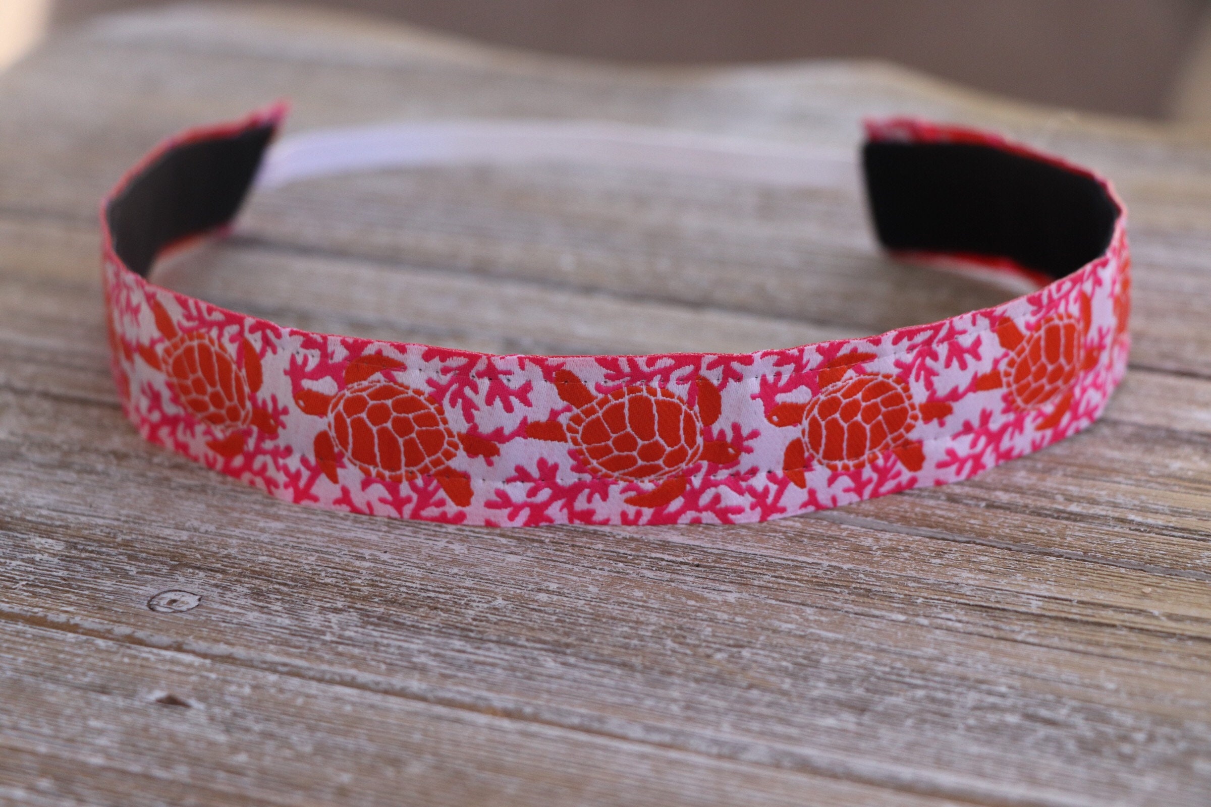 Pink Turtle Headband Girls Headband Non Slip Headband Adult | Etsy