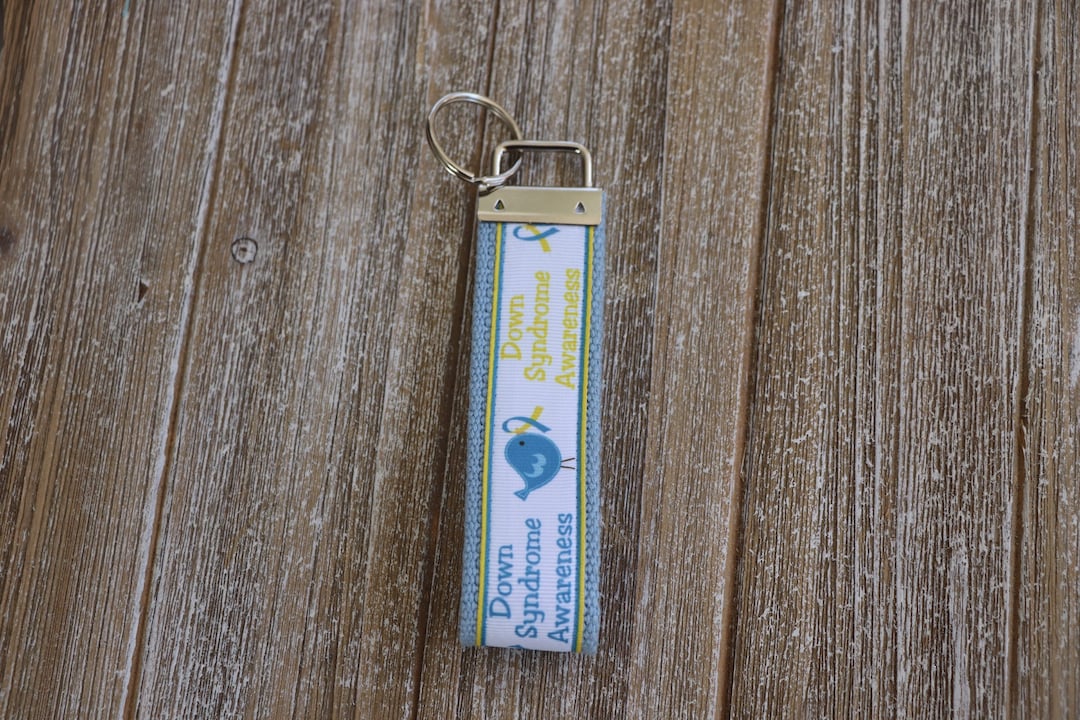 Down Syndrome Awareness Keychain - Keychains for Women - Key Fob for ...