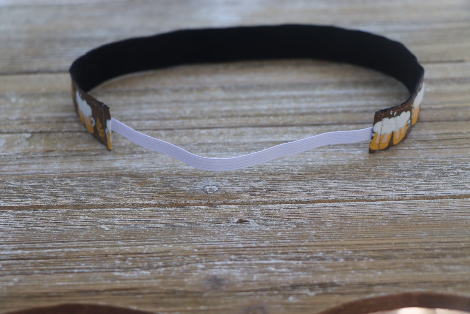 Brown Beer Headband- No Slip Headbands- Adjustable Headband- Sports ...