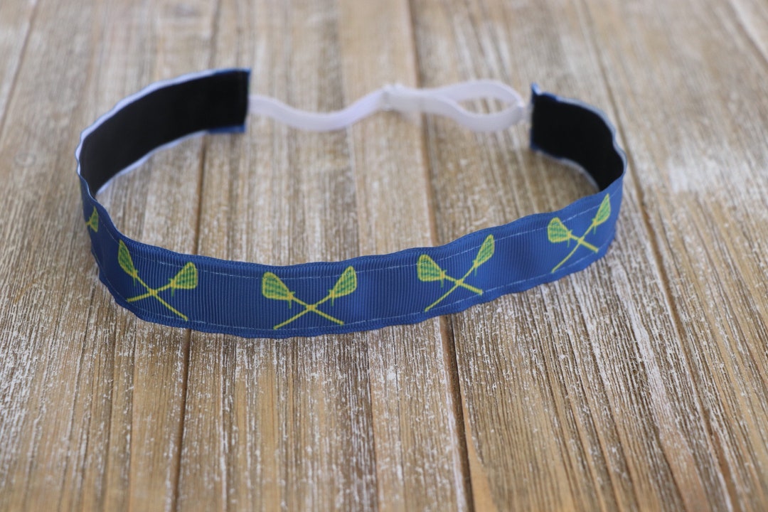 Blue Lacrosse Headbands - Girls Sports Headband - Headbands for ...