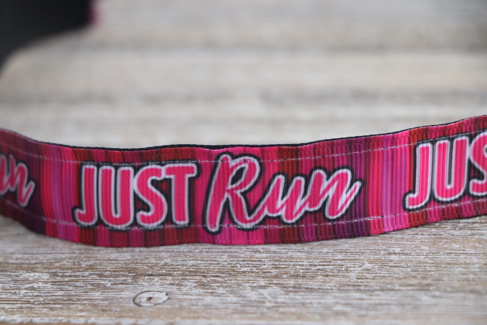 Just Run Headband, Sports Headband, Running Headband, Adjustable ...