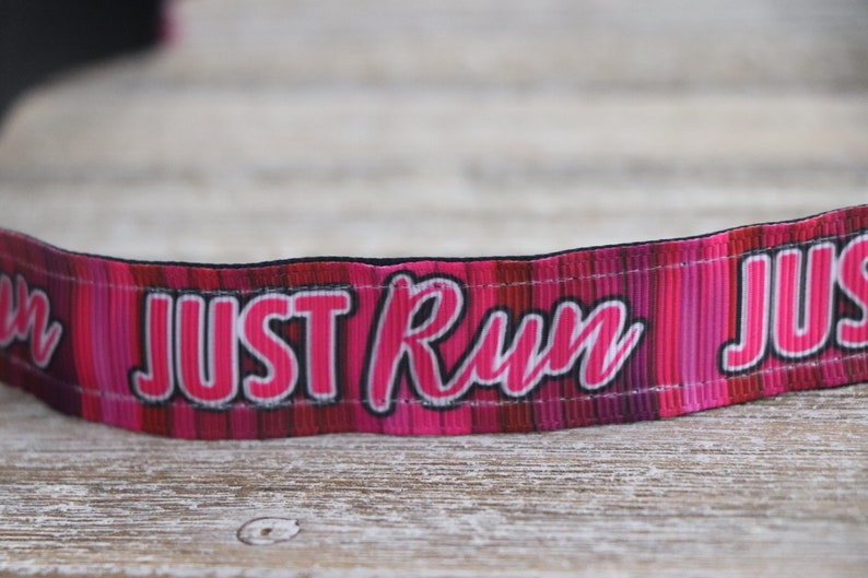 Just Run Headband Sports Headband Running Headband | Etsy