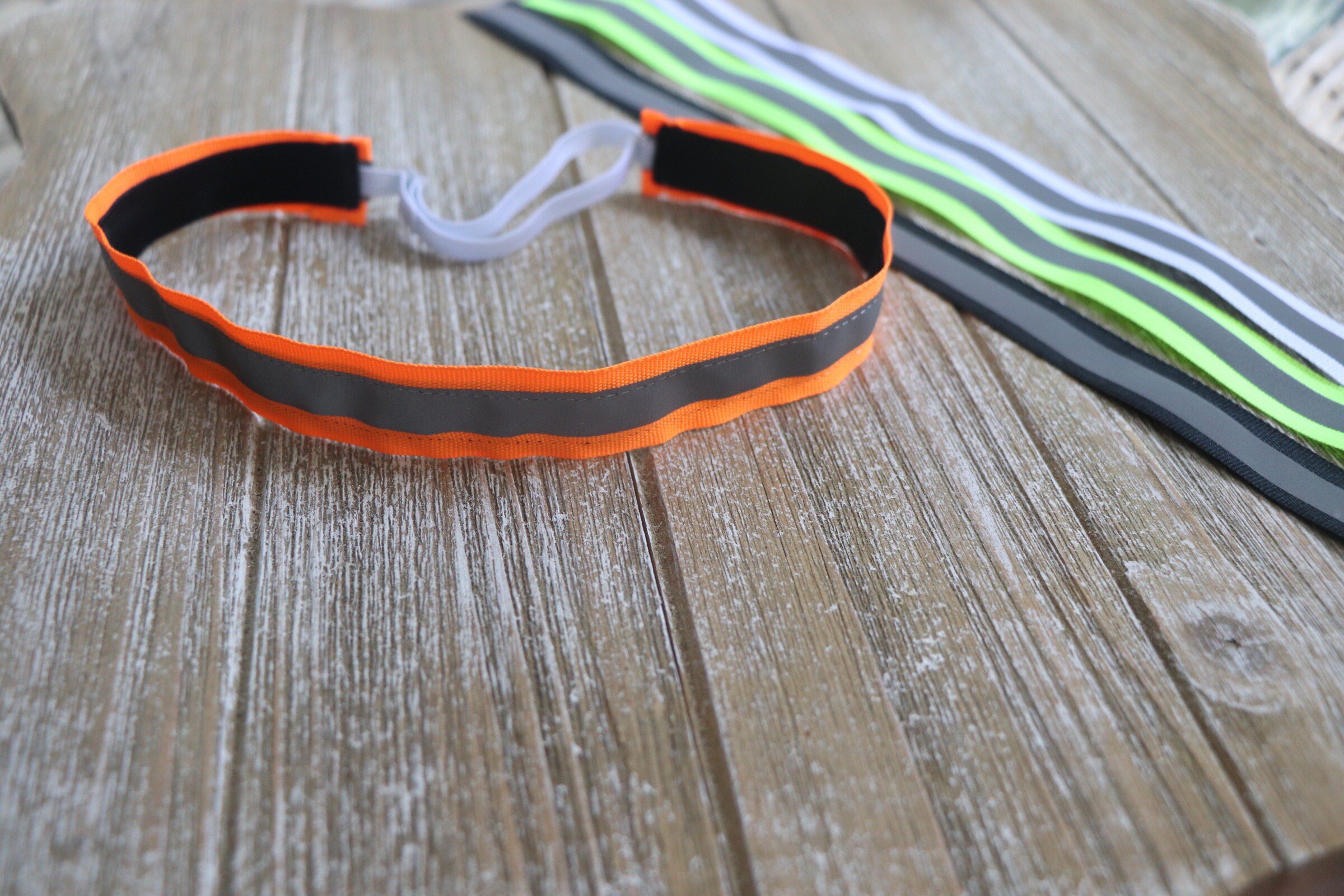 Reflective Running Headband, Hair Bands for Women, No Slip Headband ...