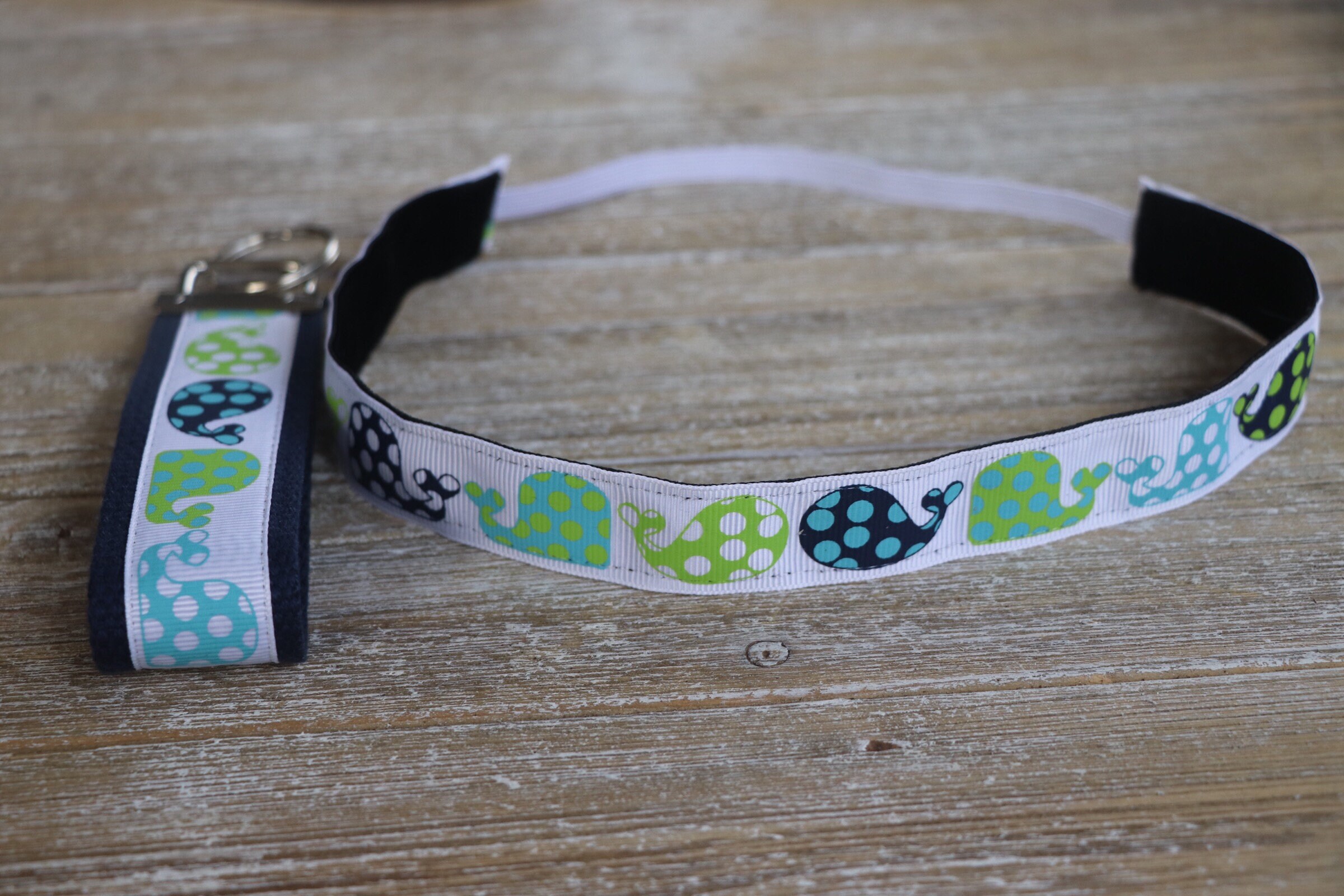 Blue Green Whale Headband Headbands for Women No Slip | Etsy