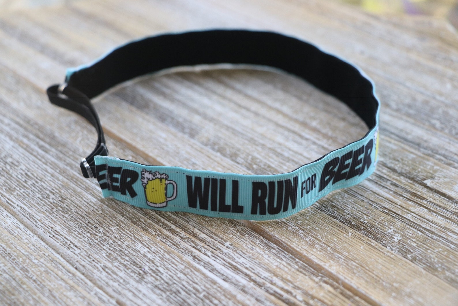 Will Run for Beer Headband, Women's Running Headband, Sports Headband ...