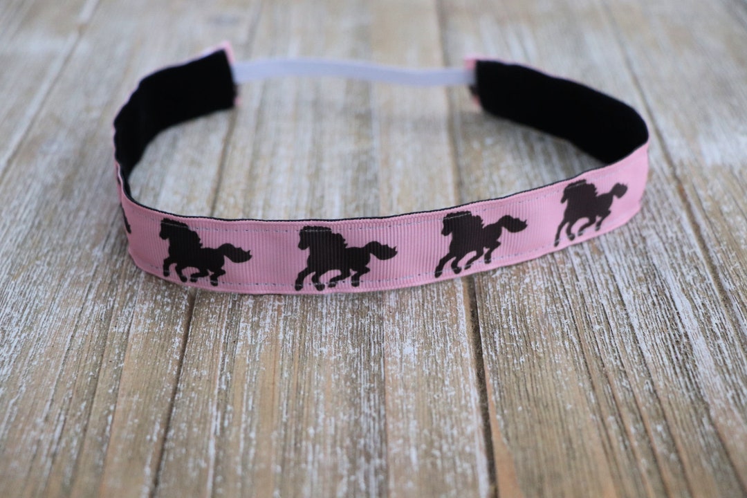 Pink Horse Headband, Non Slip Headband, Headbands for Girls, Party ...