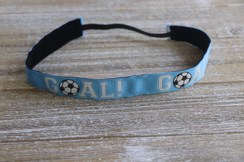 Goal Soccer Headband, Sports Headband, Headband for Girls, Headband for ...