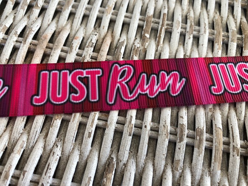 Just Run Headband, Sports Headband, Running Headband, Adjustable ...