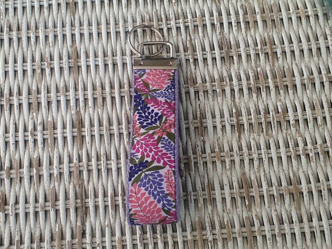 Lilac Flower Keychain - Best Teacher Gift - Wristlet Keychain ...