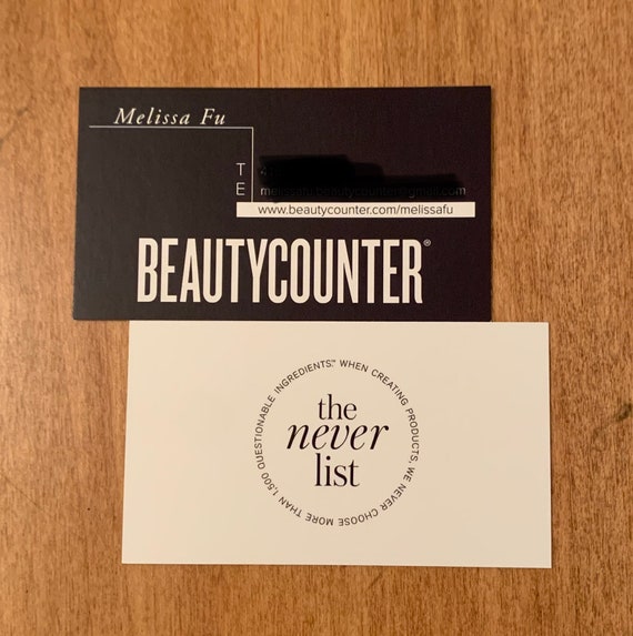 Beautycounter business cards | Etsy