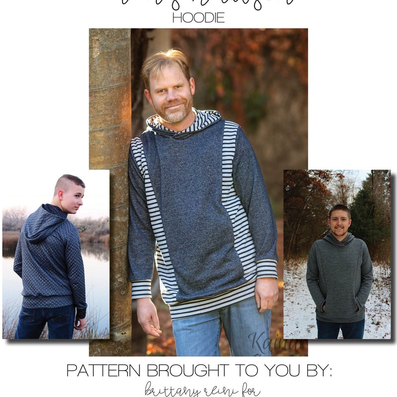Mens Hoodie Sewing Pattern - Etsy