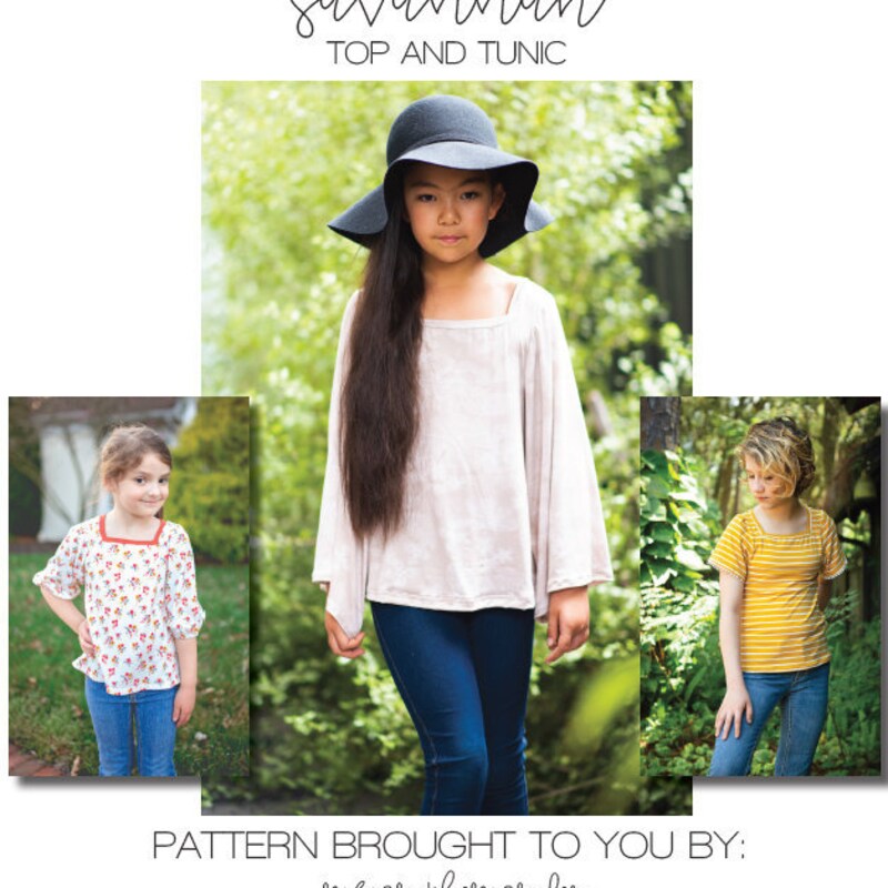 Girls Tunic Pattern - Etsy