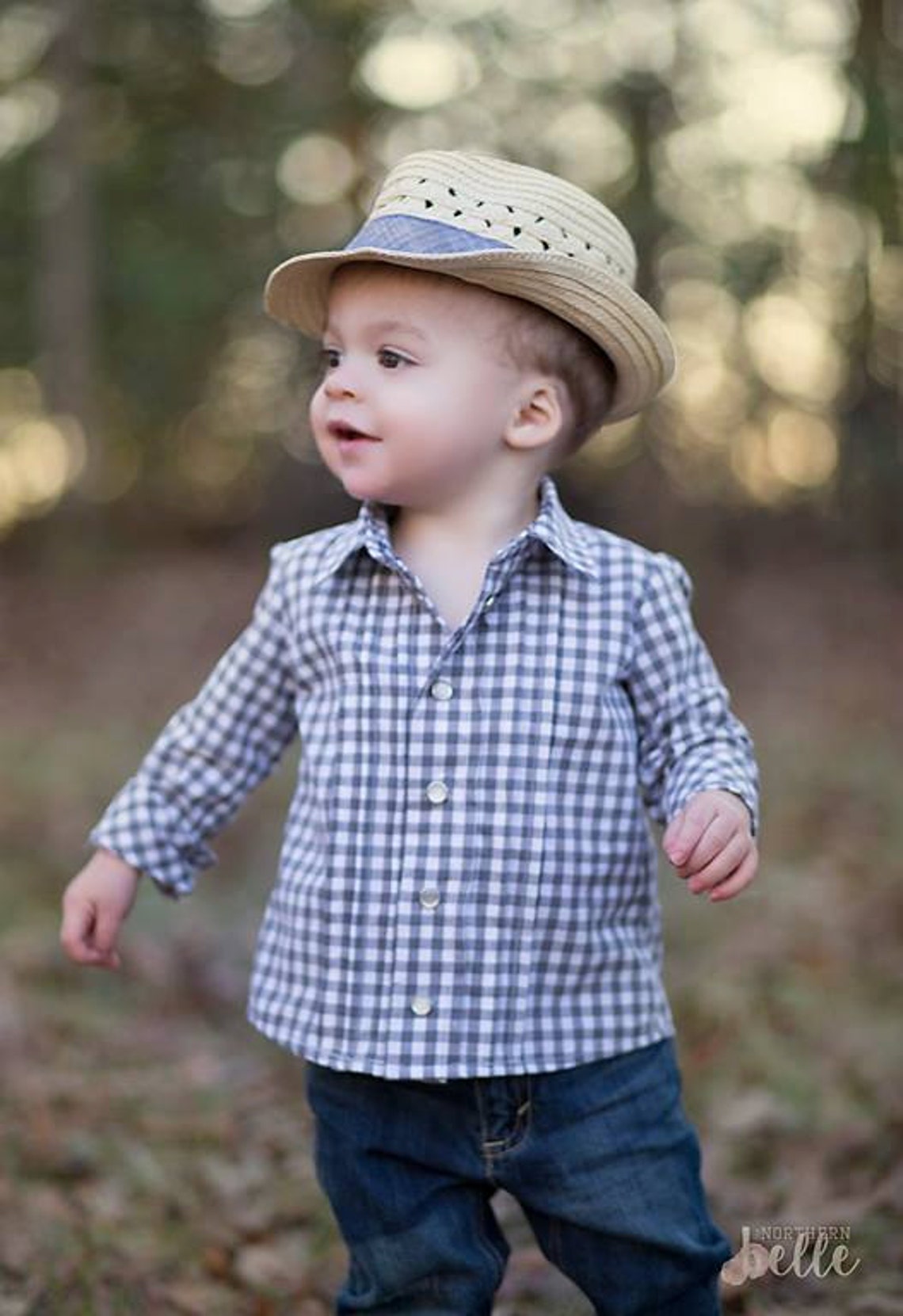 Charlie Button up PDF Pattern Instant Download Size 1/2-8 - Etsy