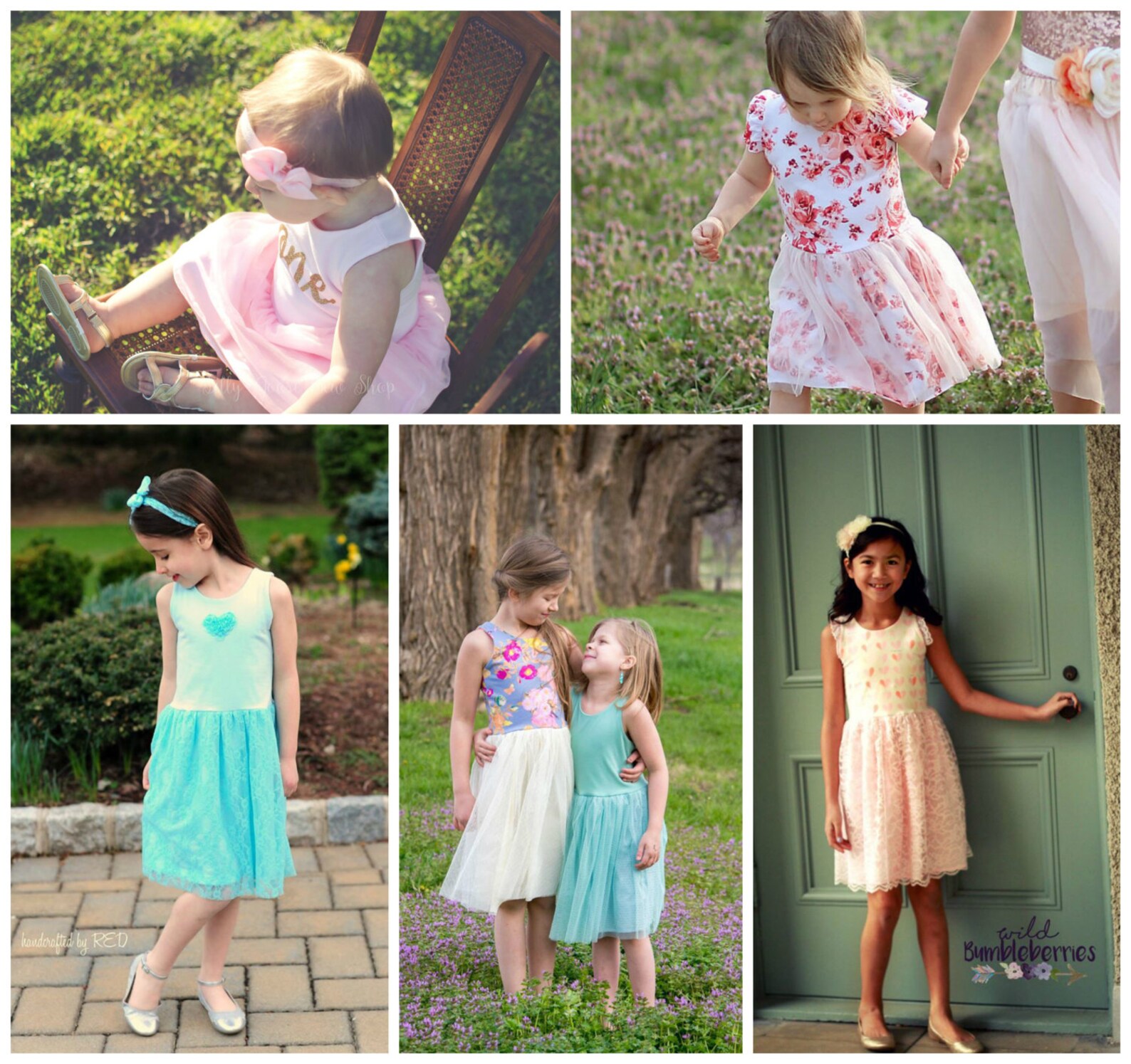 Dreamy Collection- Annabelle Dress PDF Sewing Pattern 1/2- 14 - Etsy
