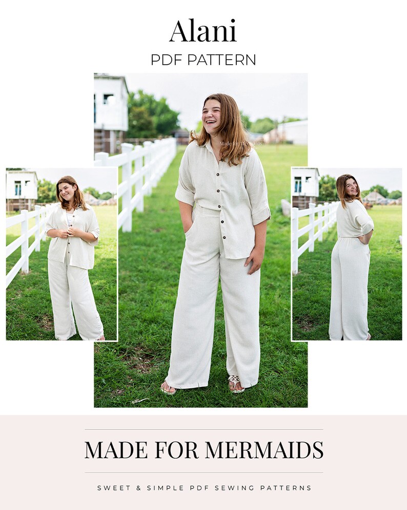 Resort Collection: Alani Set - Oversized Button Down and Flat Front ...