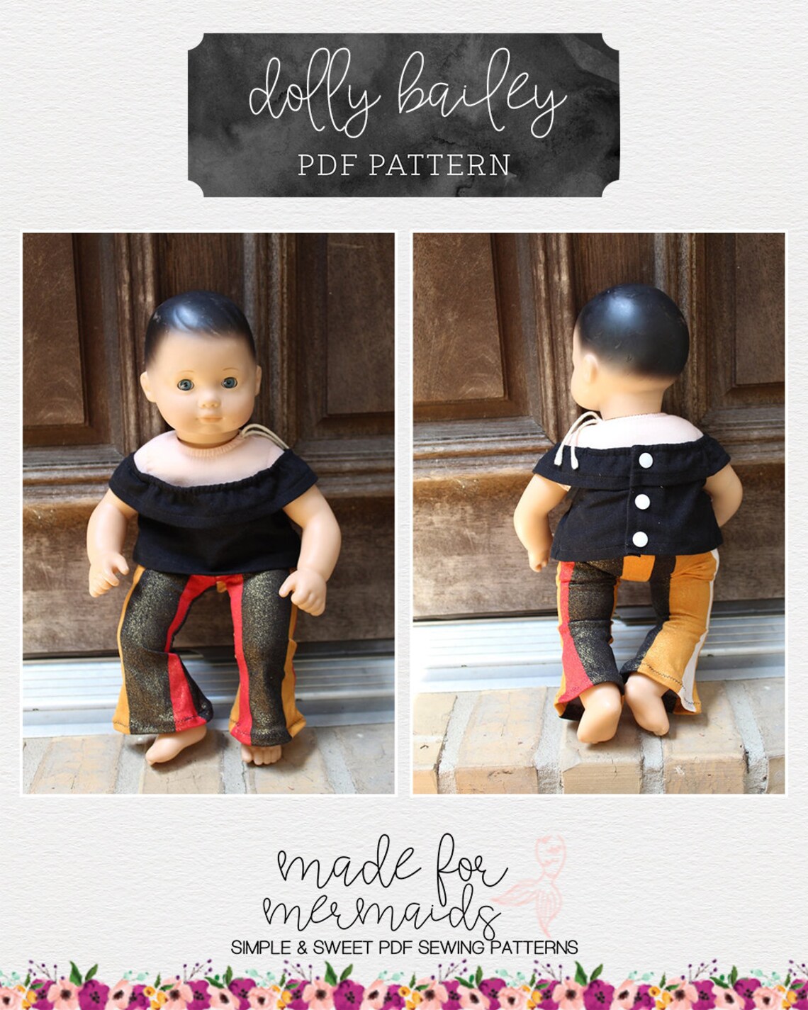 Dolly Bailey Bell Bottoms 14 15 18 PDF | Etsy