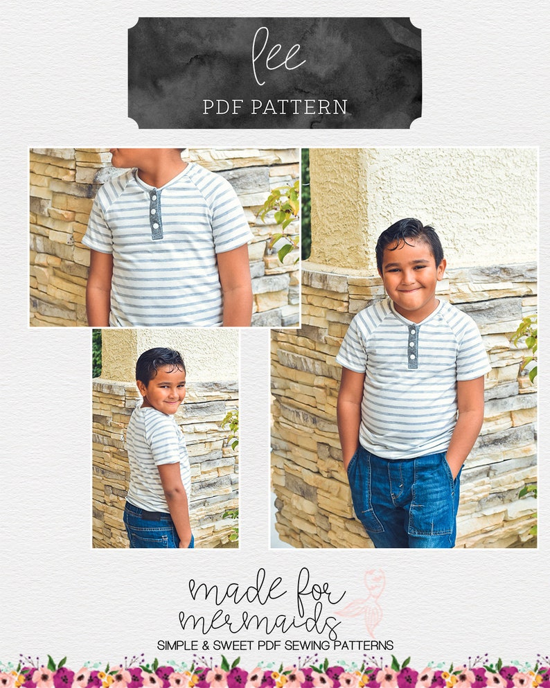 Lee PDF Sewing Pattern Sizes 1/2-14 | Etsy