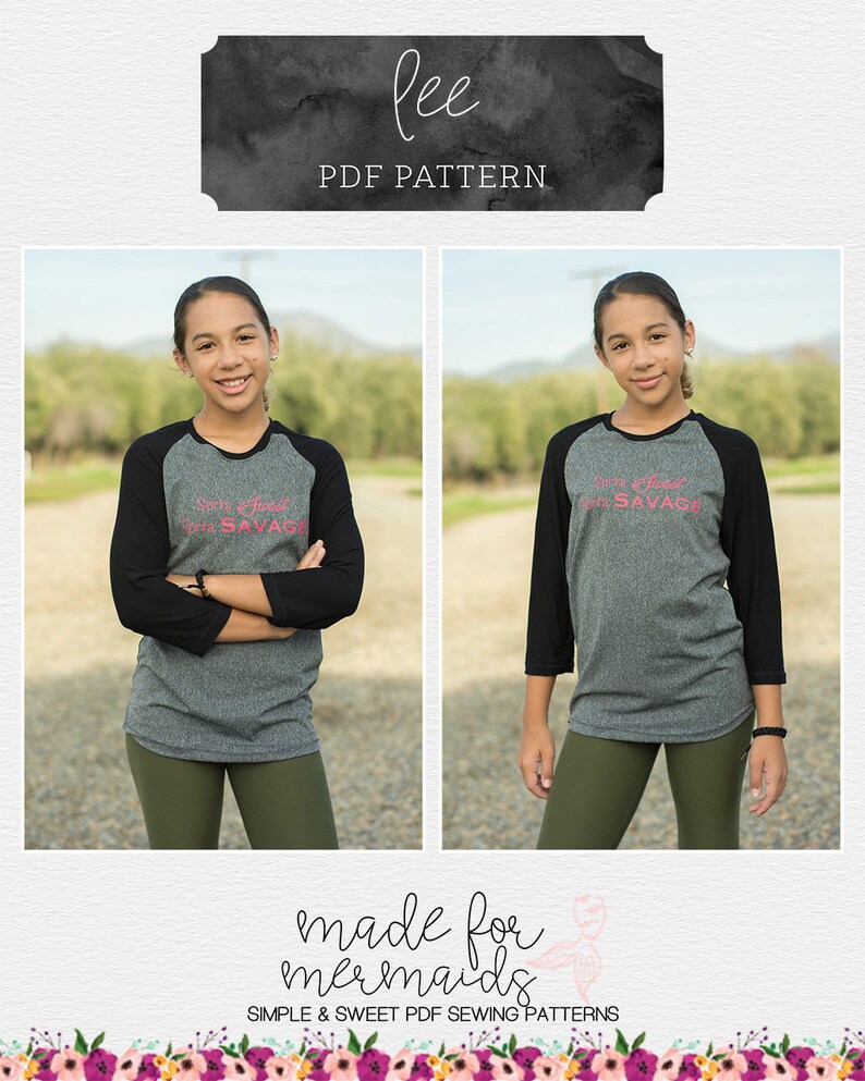 Lee PDF Sewing Pattern Sizes 1/2-14 | Etsy