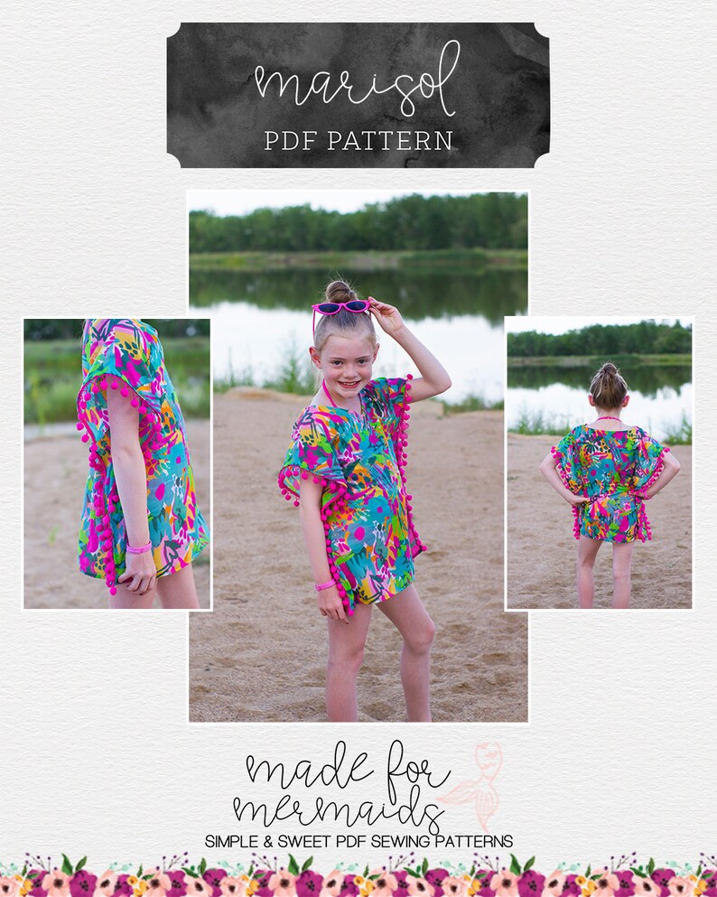 Resort Collection Marisol Cover-up & Dress PDF Sewing Pattern | Etsy
