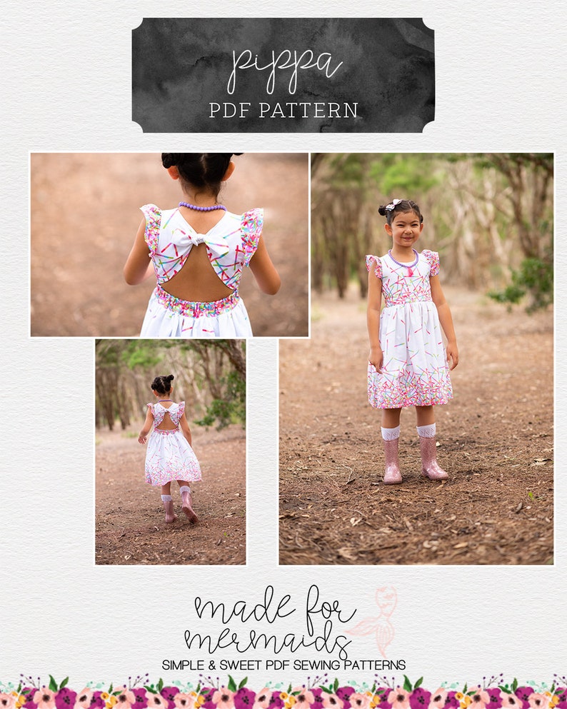 Tea Party Collection Pippa Top & Dress PDF Sewing Pattern - Etsy