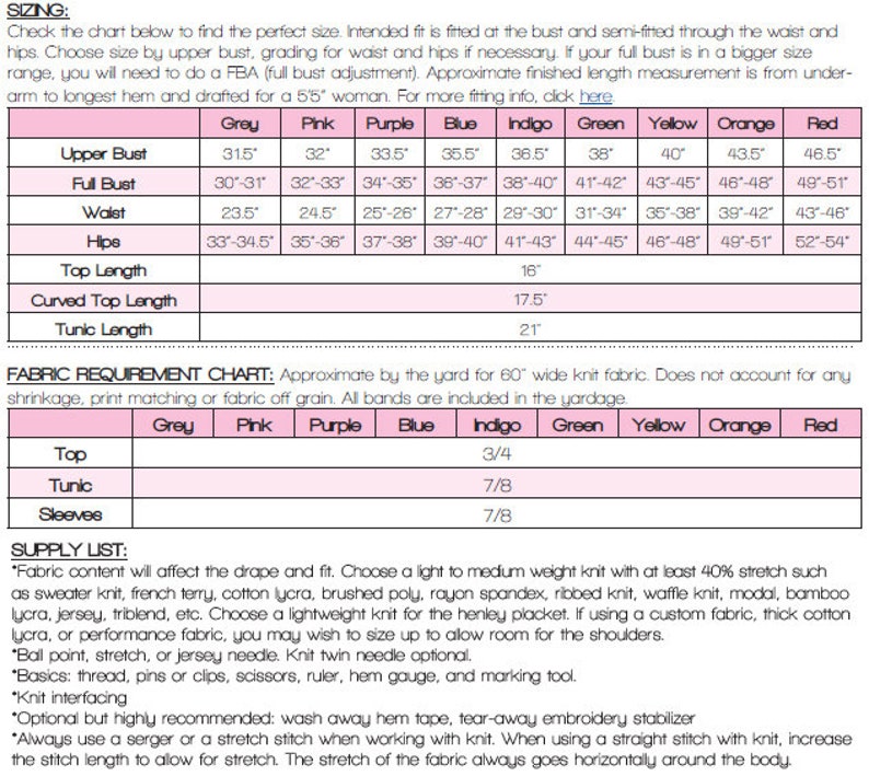 Women’s Lee Raglan PDF Sewing Pattern - Etsy