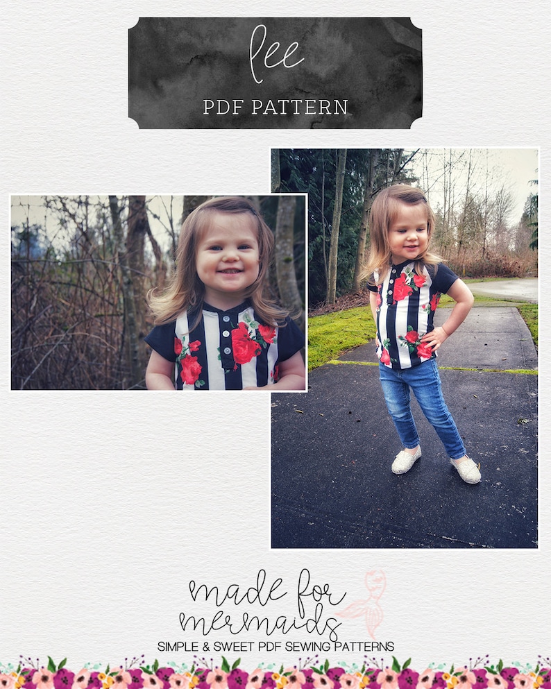 Lee PDF Sewing Pattern Sizes 1/2-14 | Etsy