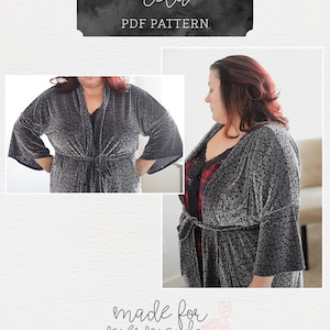 Lounge & Lace Collection- Rita Robe - Etsy