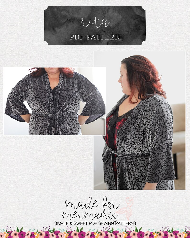 Lounge & Lace Collection Rita Robe - Etsy