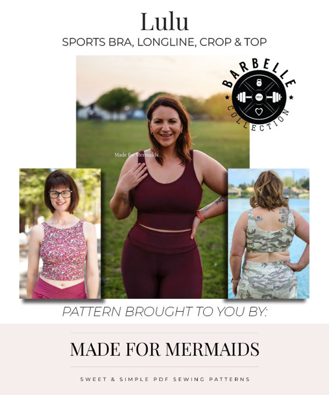 Barbelle Collection: Lulu Sports Bra, Longline, Crop & Top - Etsy