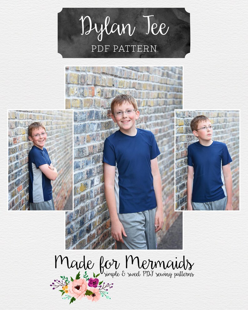 Dylan Tee PDF Pattern Instant Download Sizes 1/2-8 - Etsy